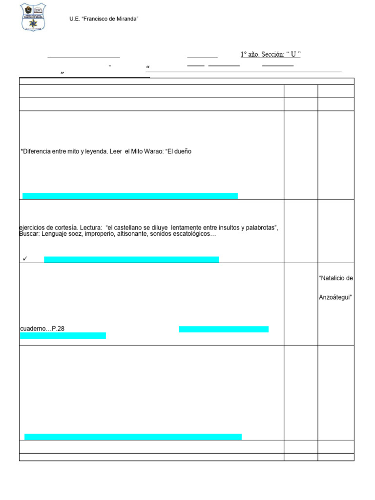 Plan de Lapso y Evaluación | PDF | Comunicación | Lingüística