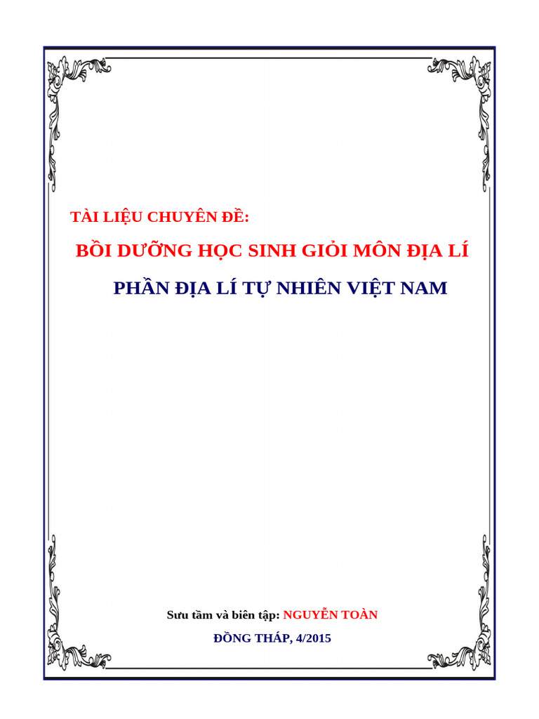 Chuyen de 02 Boi Duong HSG Dia Ly Tu Nhien VN | PDF