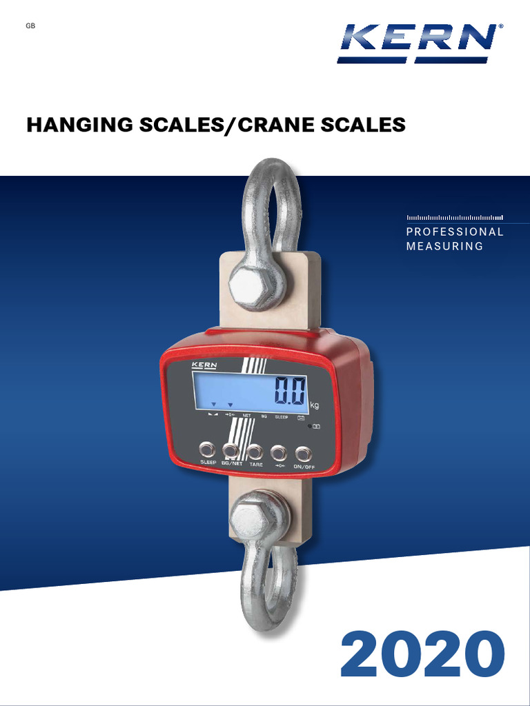 Z CB GB KP Hanging Crane Scales | PDF | Weighing Scale | Weight