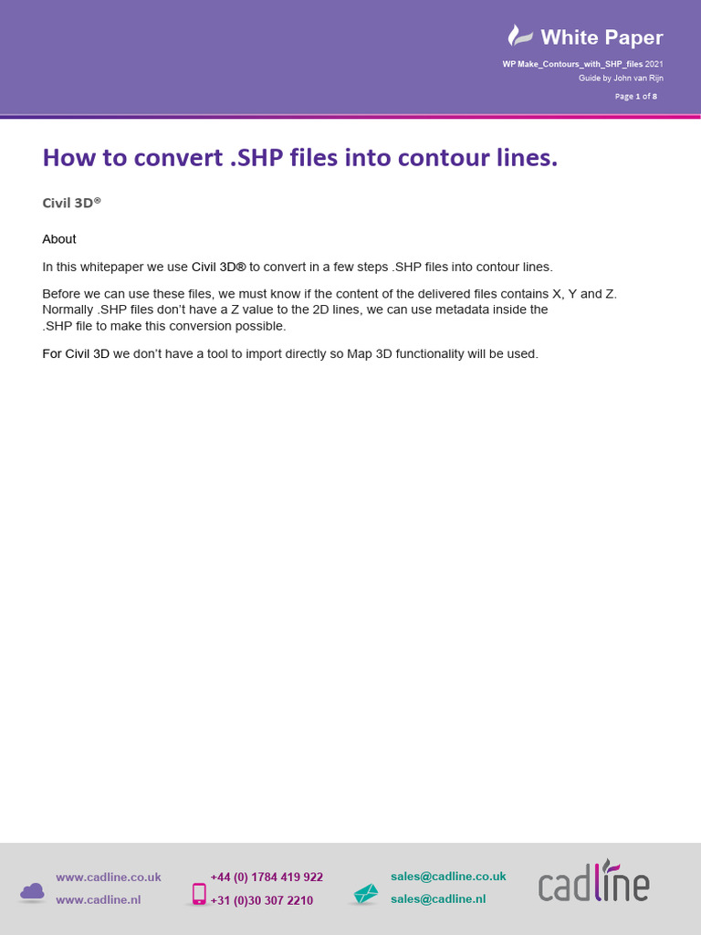 Make_Contours_with_SHP_files.docx v2 | PDF | Software Engineering ...