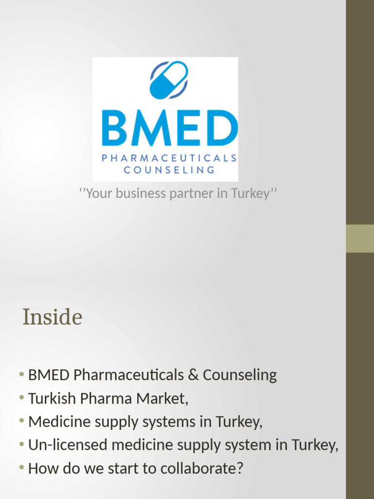 Turkey Unlicensed Medicine System | PDF | Pharmacy | Pharmacist