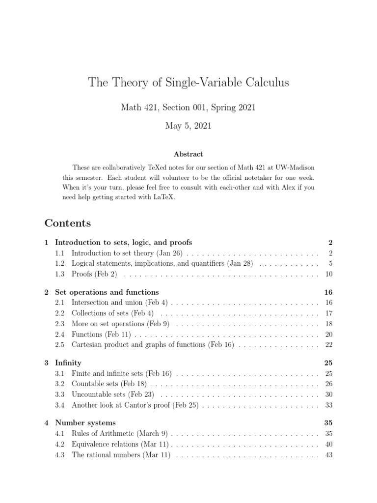 MATH 421 Practice | PDF | Function (Mathematics) | Theorem