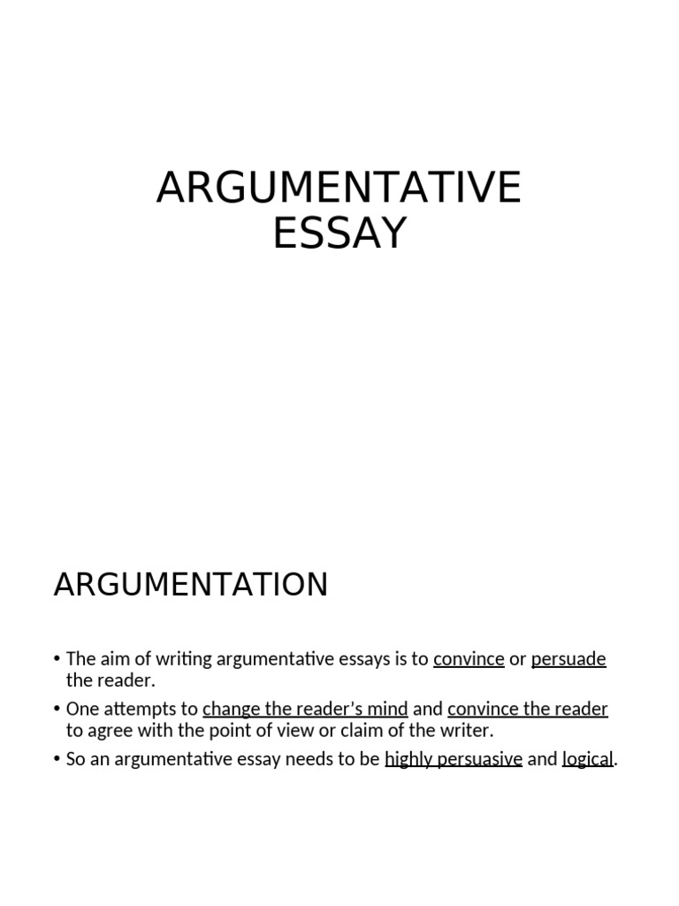 Argumentative Essay Powerpoint | PDF | Essays | Advertising