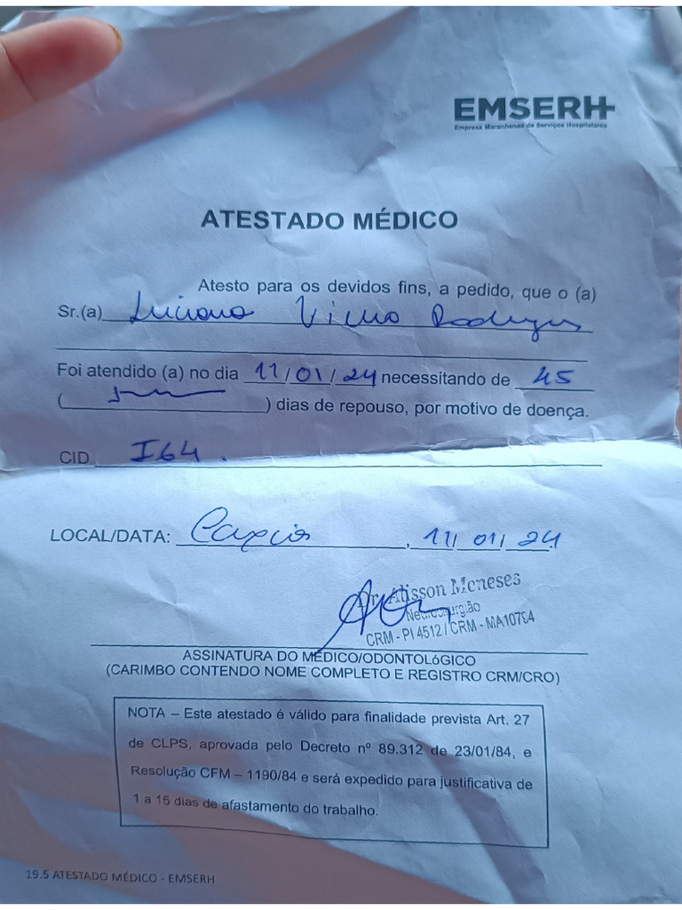 Atestado | PDF