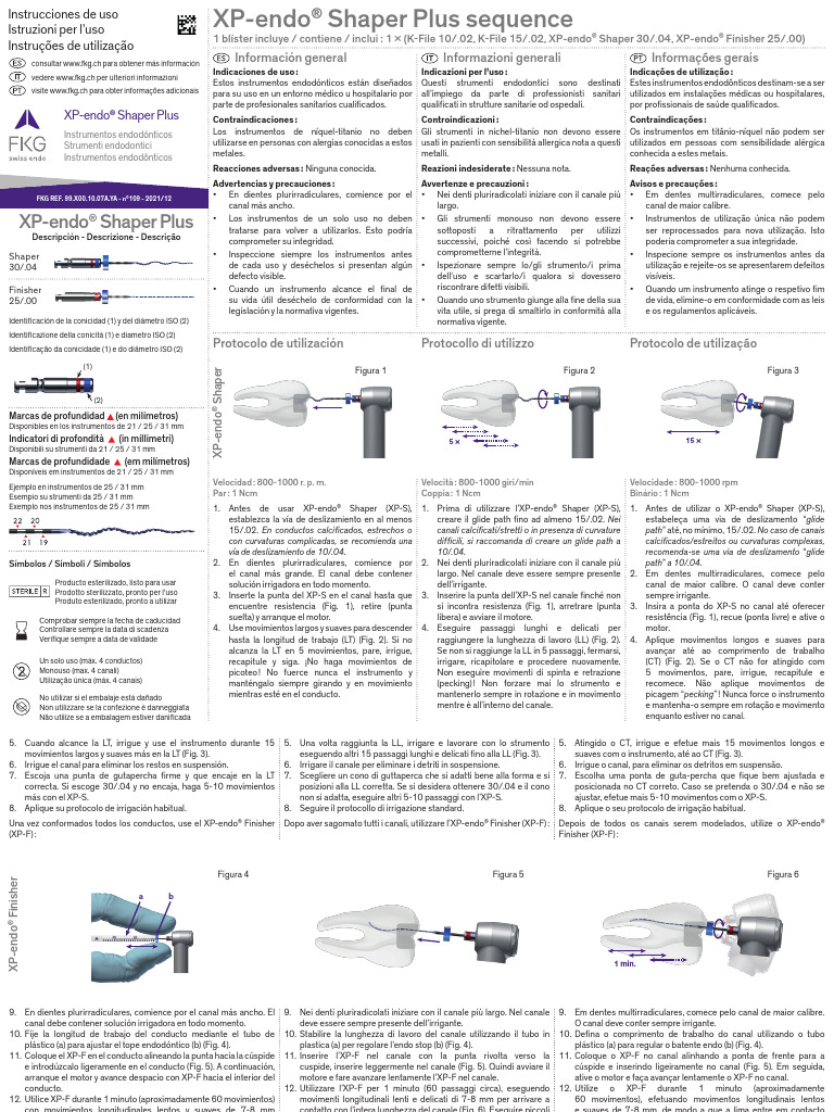 FKG - XP-Endo Shaper Plus Sequence | PDF