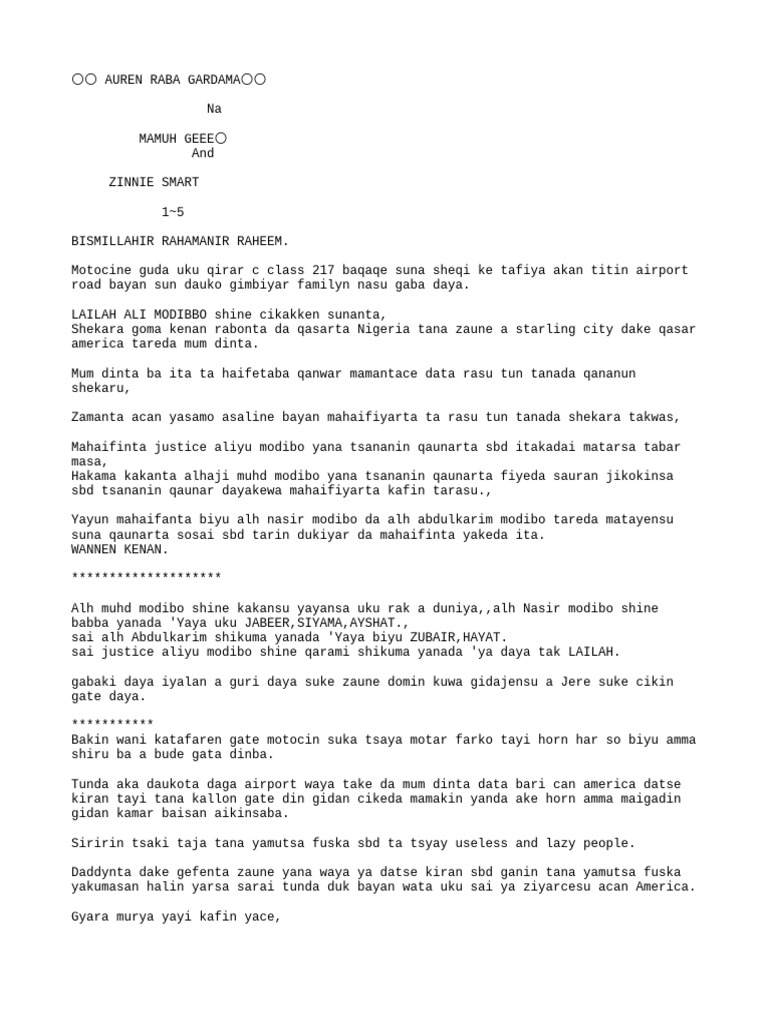 Auren Raba Gardama | PDF