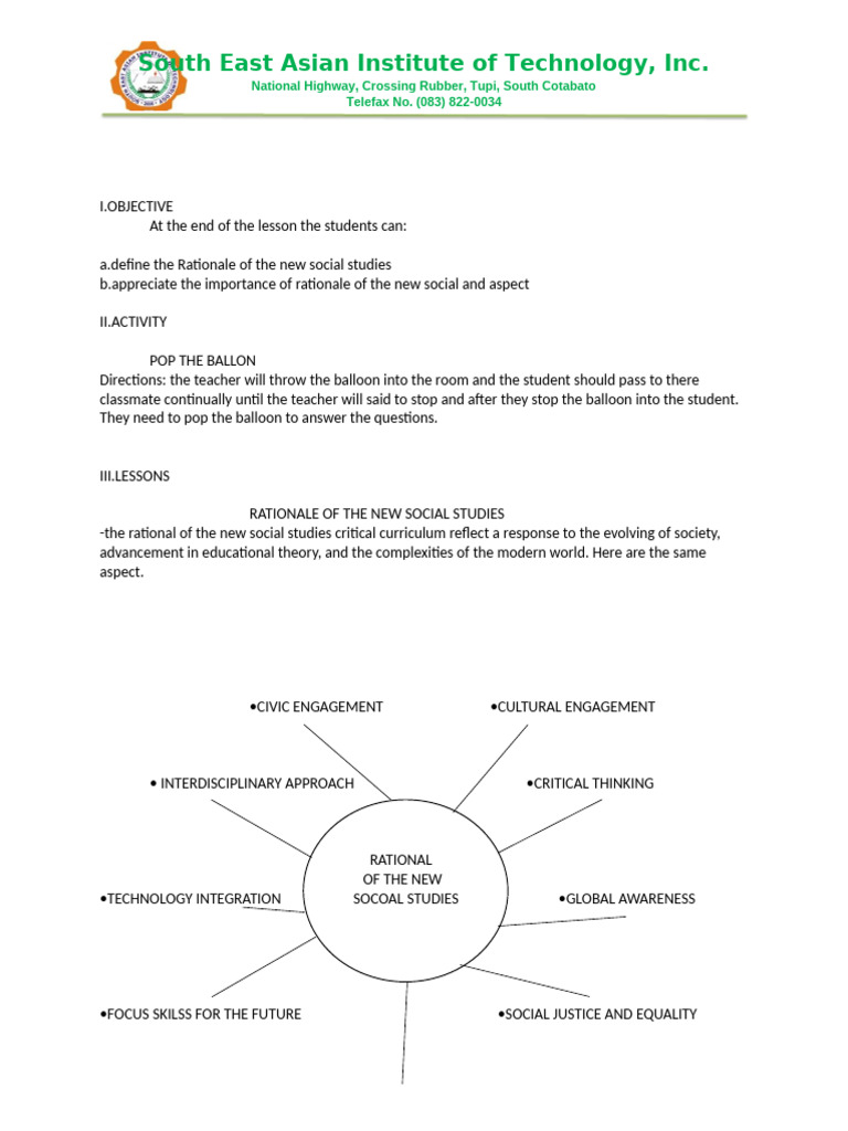 New Social Studies Curriculum Guide | PDF | Critical Thinking | Inquiry ...