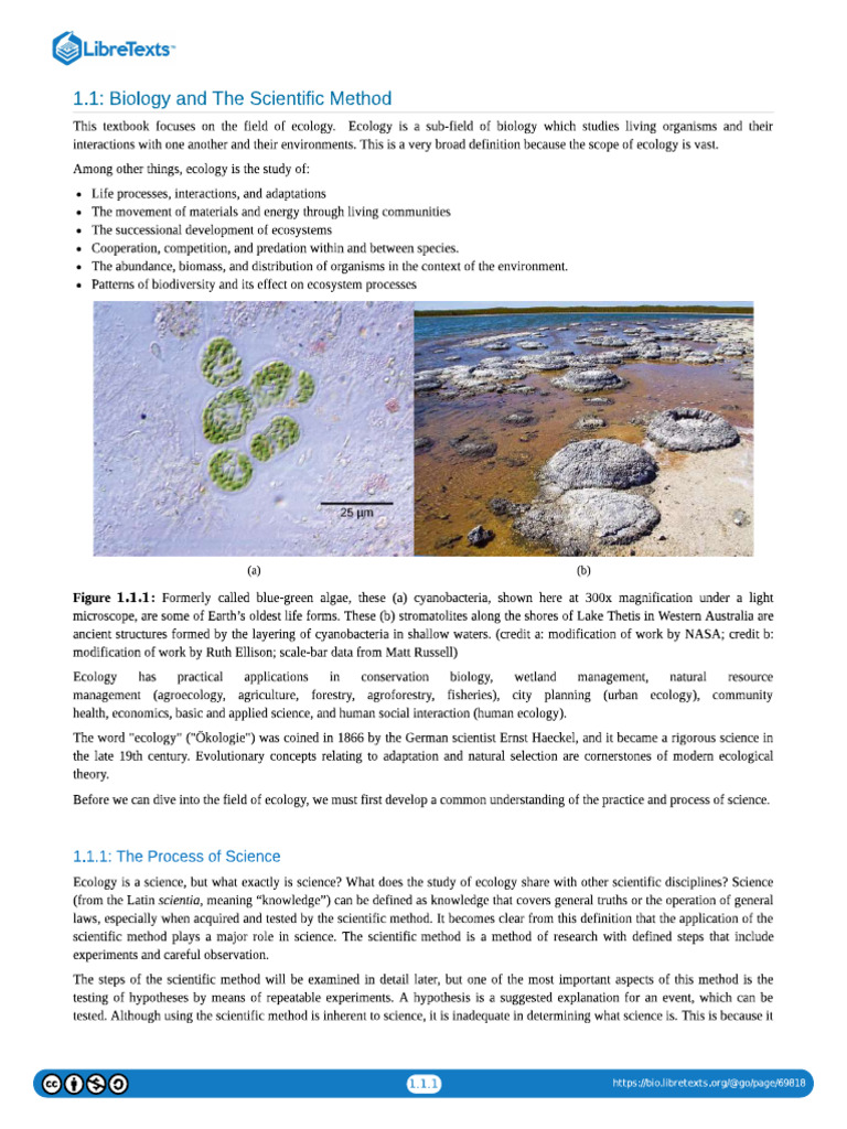 Reading 1 - What is Ecology | PDF