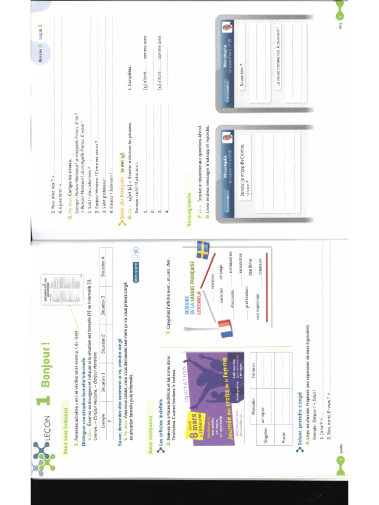 Cosmopolite Cahier 1 Dossier 1 | PDF