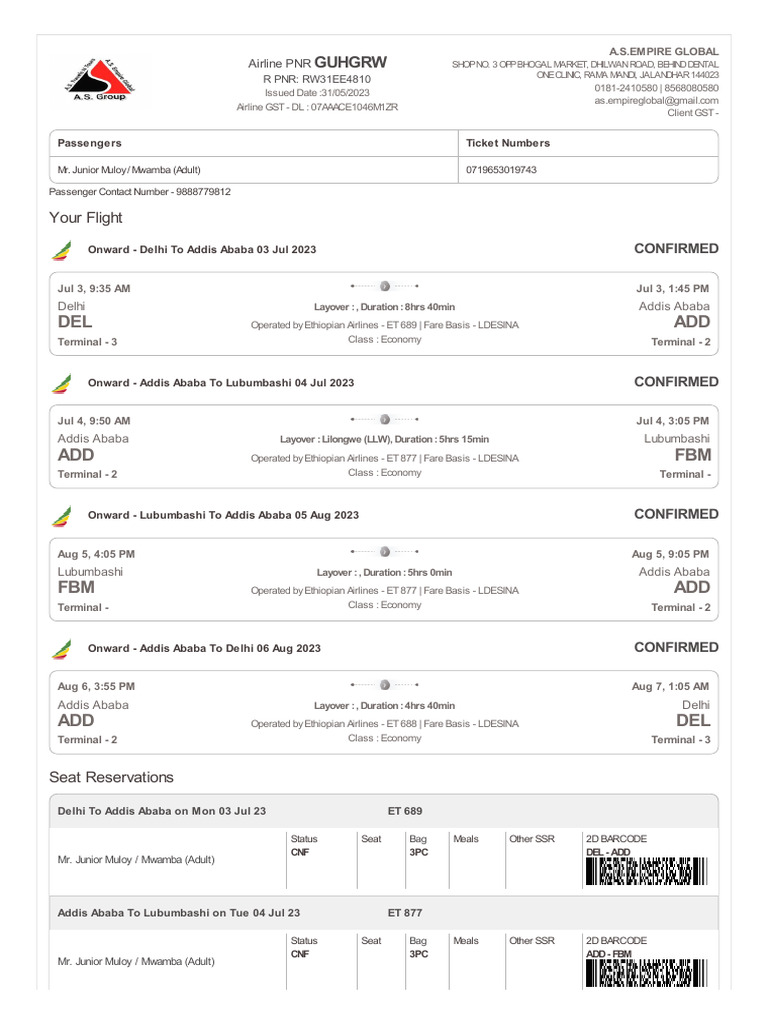 del to fbm | PDF | Airlines | Civil Aviation