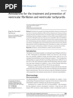 Amiodarone Monitoring Guidelines | PDF | Heart | Cardiology