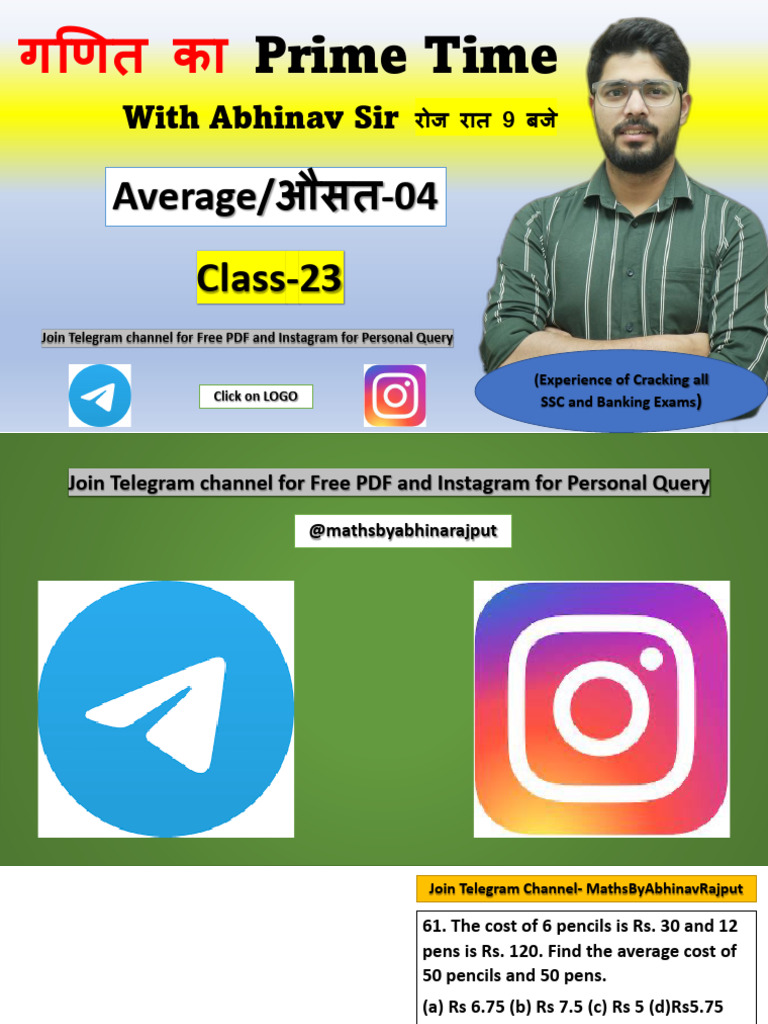 With Abhinav Sir: Prime Time | PDF