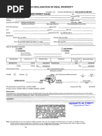 Tax Declaration Sample | PDF | Taxes | Public Finance