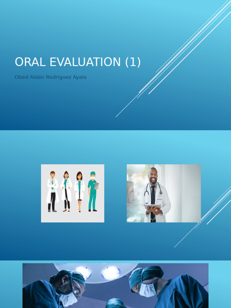 Oral Evaluation (1) Aldair | PDF