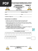 Chemistry Pp2 Pre-Mock 2025 | PDF | Chemical Compounds | Chemical Substances