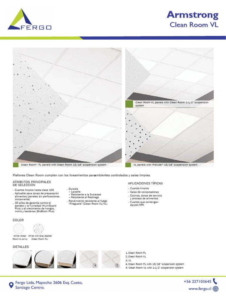 Ficha Tecnica Clean Room VL | PDF | Naturaleza