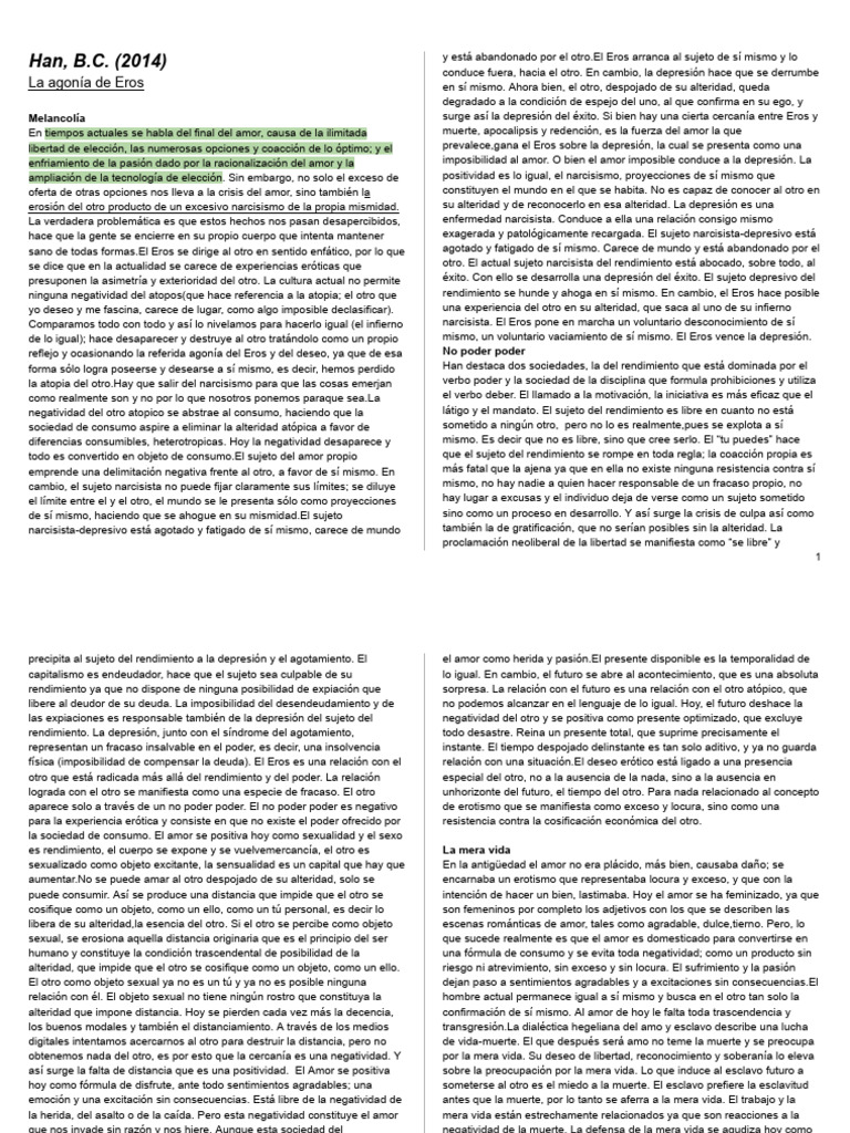 Art. III - 2do Parcial | PDF | Amor | Conocimiento