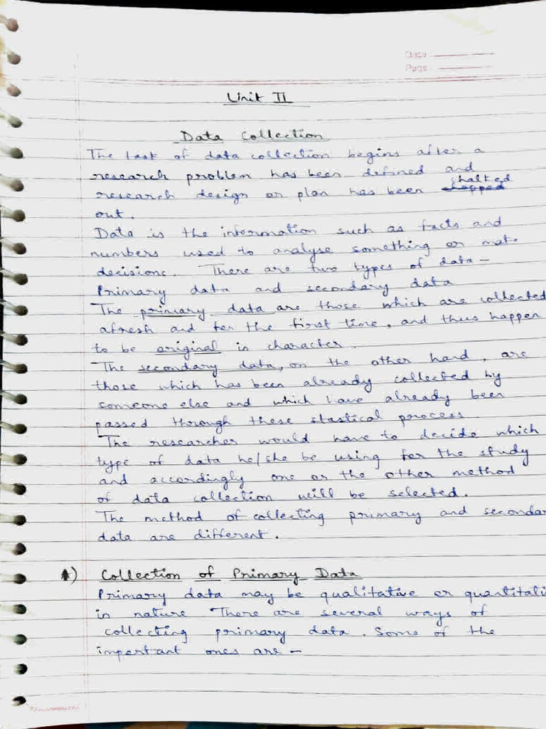 Research methodology notes | PDF