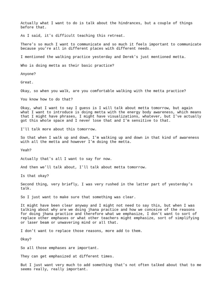 7 A Hidden Treasure The Relationship With The Hindrances - (Practising ...