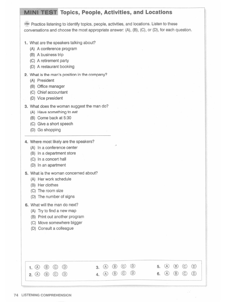 Listening for Main Idea_Part 3 | PDF Listening for Main Idea_Part 3 | PDF
