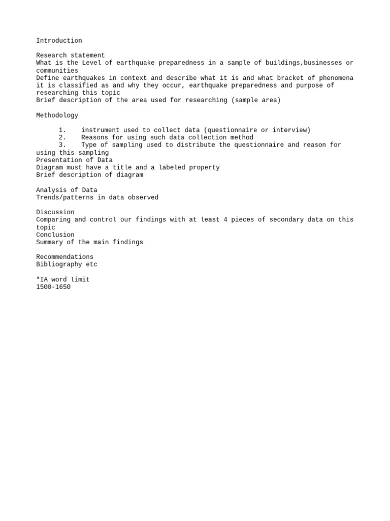 Geography IA | PDF | Science & Mathematics