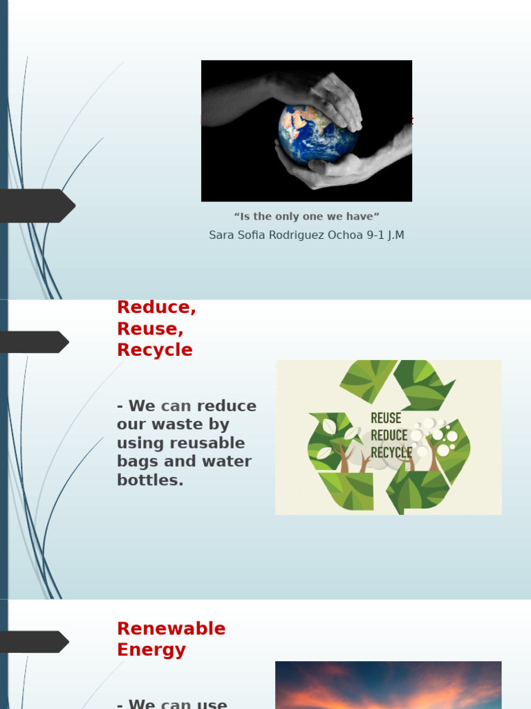 Let's Take Care of Our Planet | PDF | Science & Mathematics