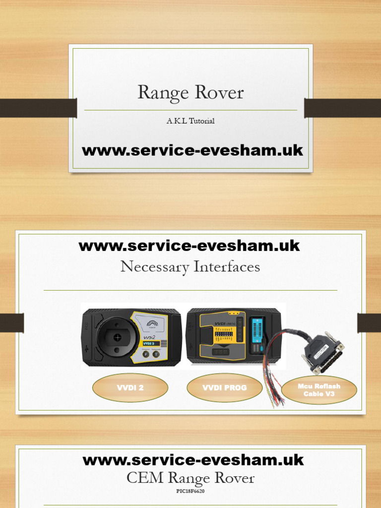 Range Rover tutorial by GsmHelp | PDF