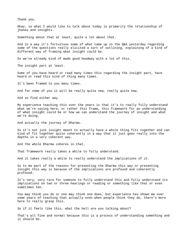 17 Jhanas and Insight - (Practising The Jhānas) - 1080p | PDF ...