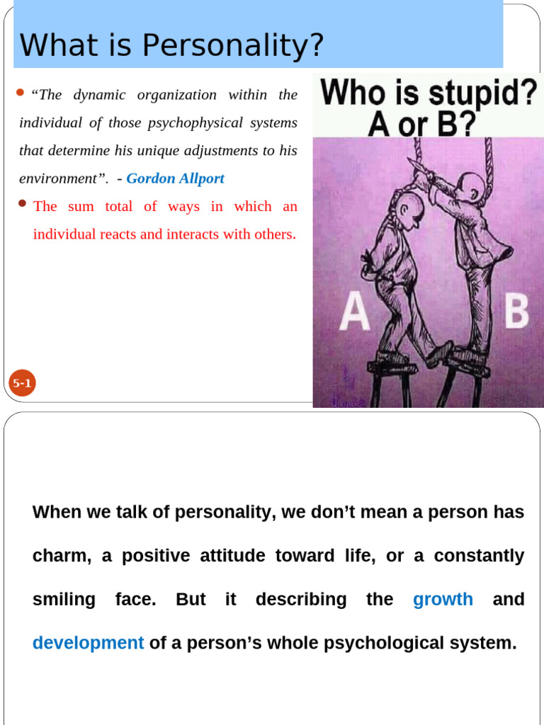 Ch-2-Personality(Part-2) | PDF | Behavioural Sciences | Social Psychology