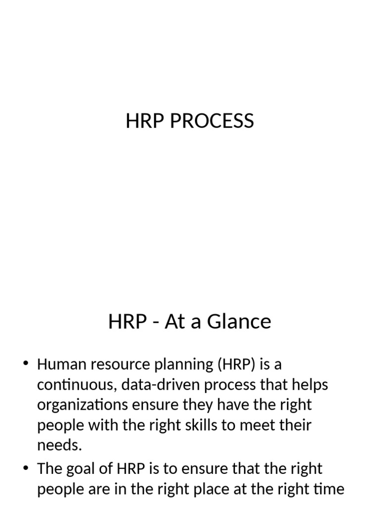 Hrp-III - HR PLN Process | PDF | Regression Analysis | Human Resources