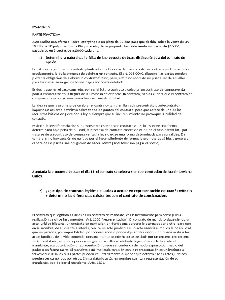 EXAMEN FINAL V8-NOTA 8 | PDF | Donación | Los consumidores