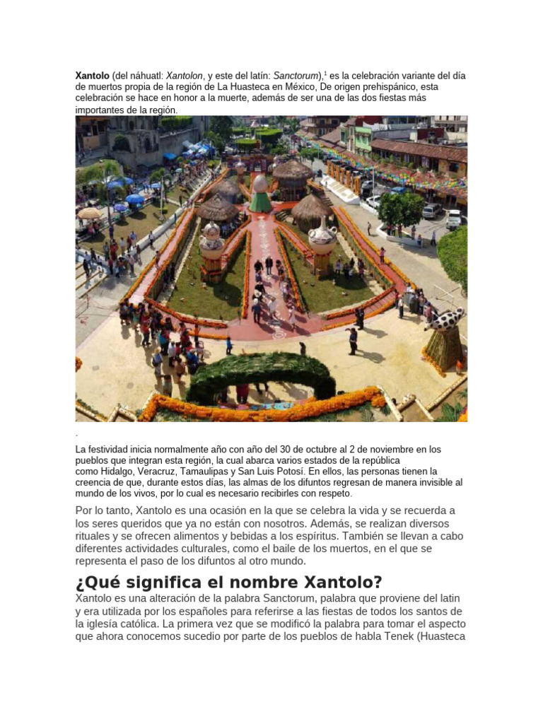 Xantolo | PDF | Carnaval