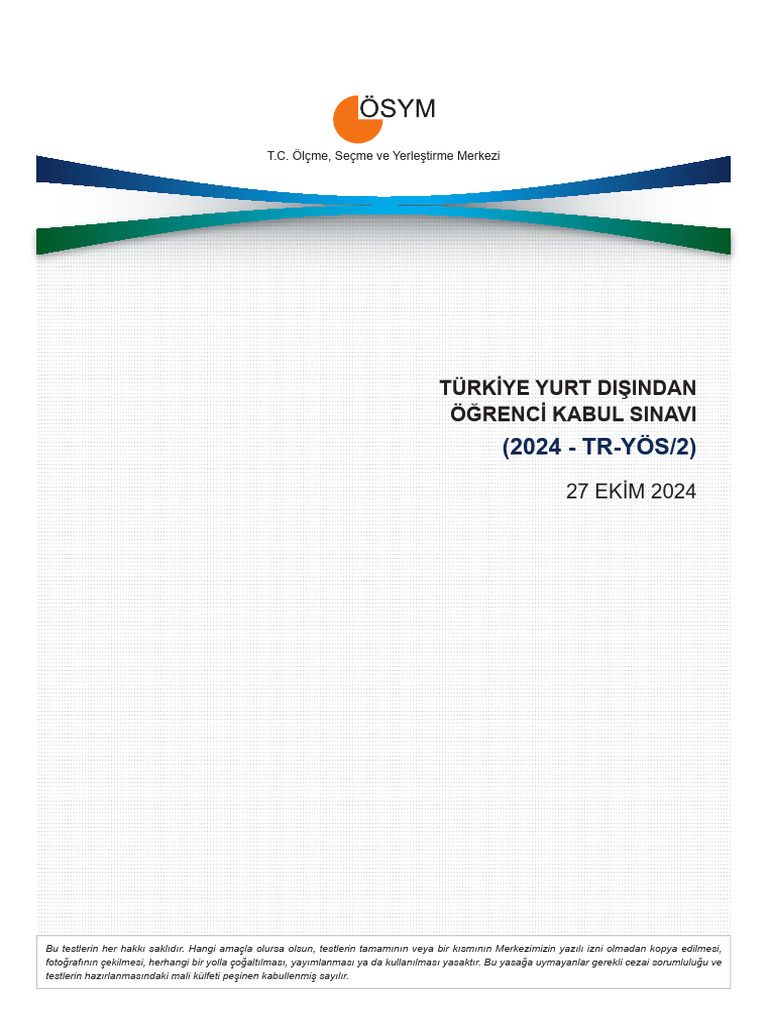 TR Yos 2 2024 | PDF