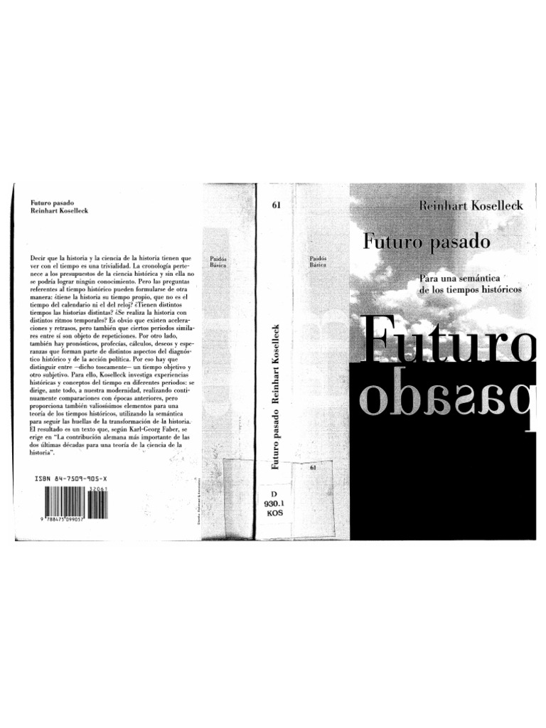 Capítulos Libro Futuro Pasado (Koselleck) | PDF | Concepto | Experiencia