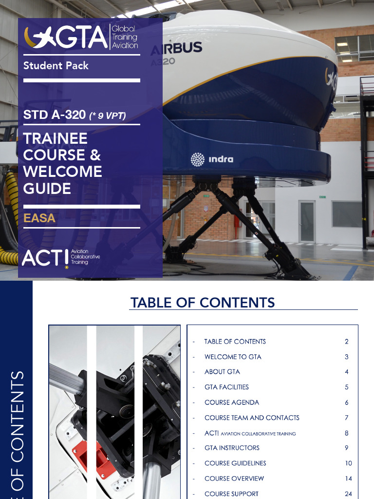 A-320 Trainee Welcome Guide | PDF | Learning | Simulation