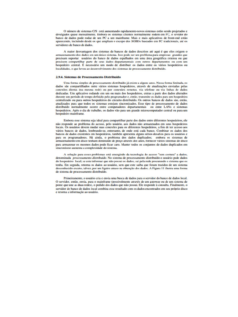 Sistema de Processamento Distribuido | PDF