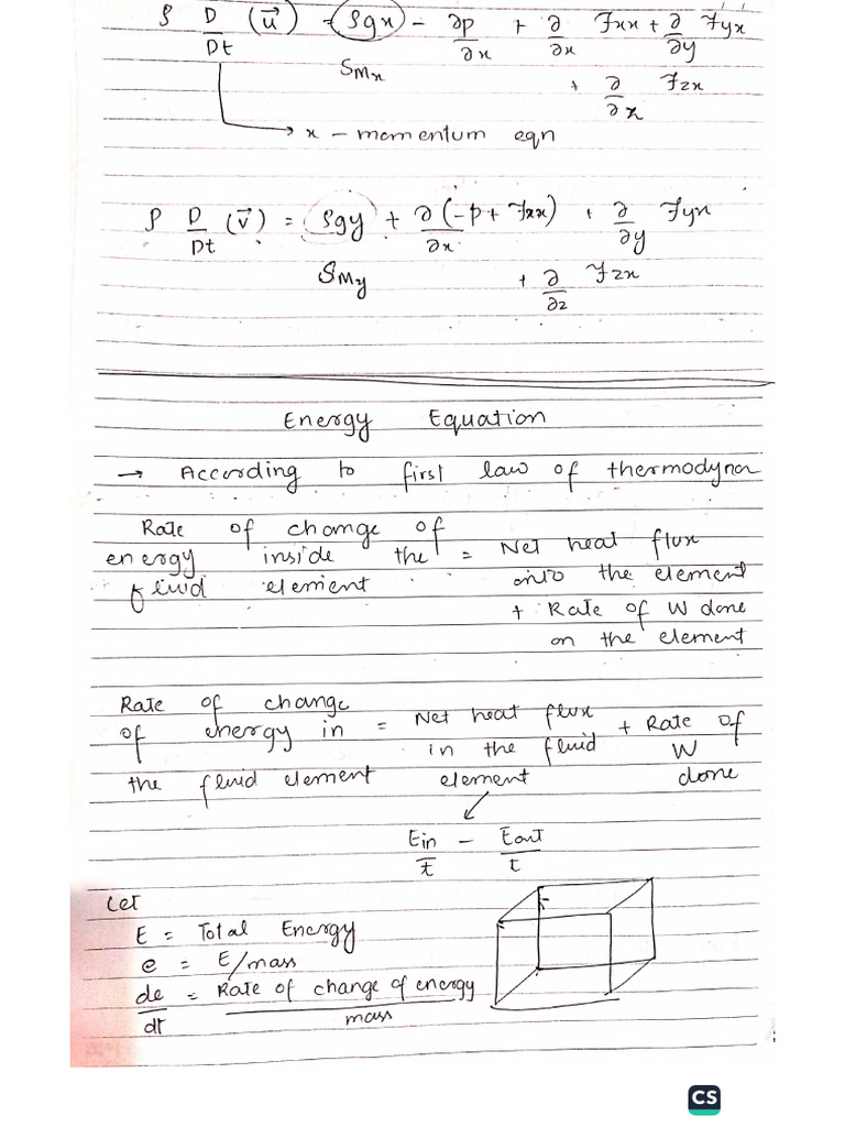 Energy Equation | PDF