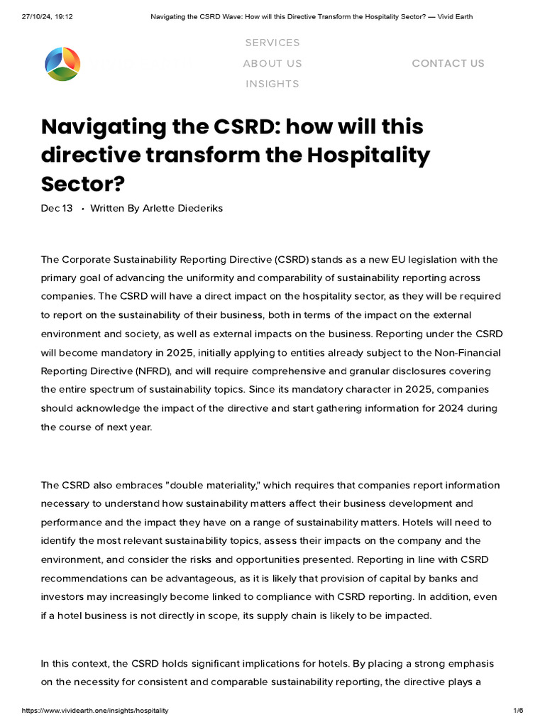 Navigating The CSRD Wave - How Will This Directive Transform The ...