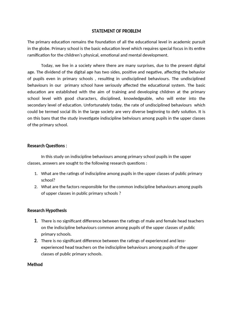 STATEMENT OF PROBLEM Lecturer Work | PDF | Behavior | Questionnaire