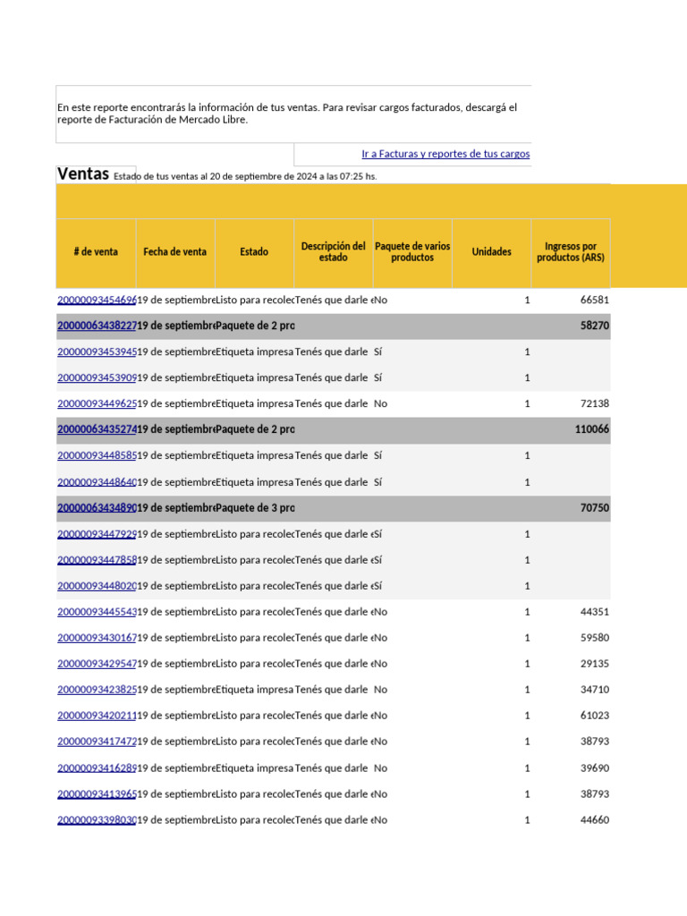 Ventas AR Mercado Libre 2024-09-20 07-25hs 682071323 | PDF