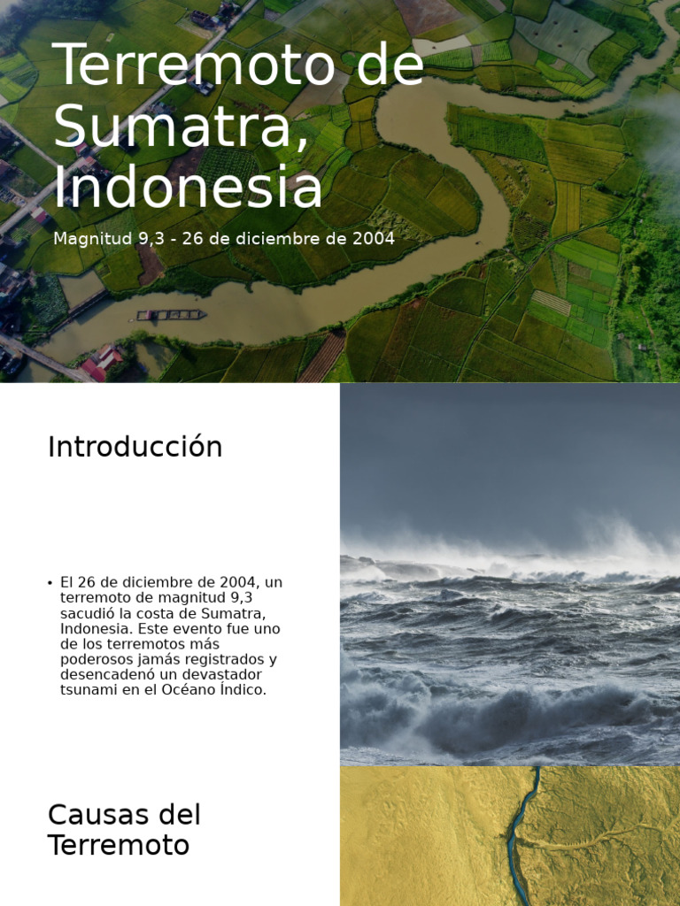 Terremoto de Sumatra, Indonesia | PDF