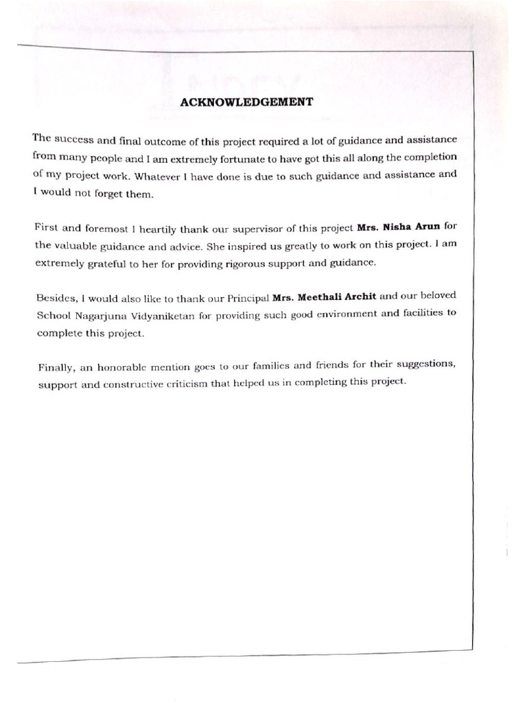 Accountancy Sample Project | PDF