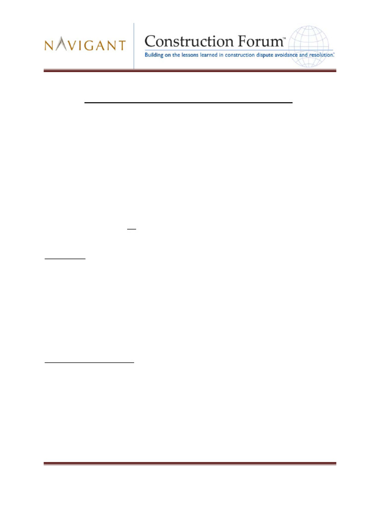 Proving & Pricing Subcontractor Delay Claims | PDF | Subcontractor ...