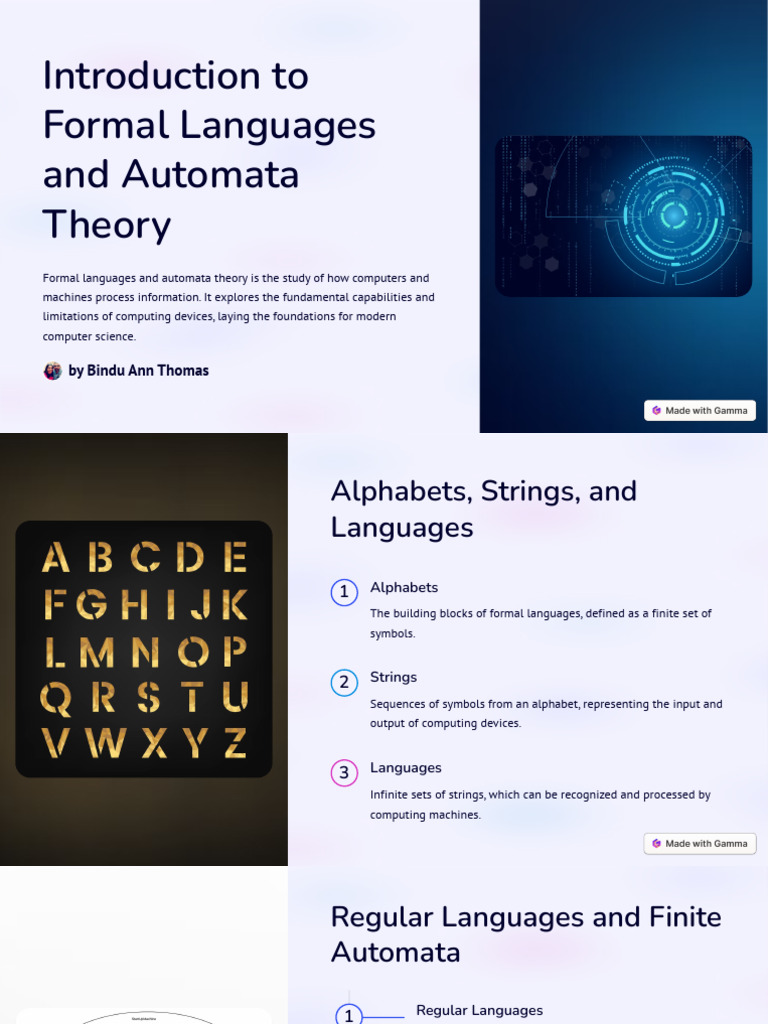 Introduction To Formal Languages and Automata Theory | PDF | Automata ...