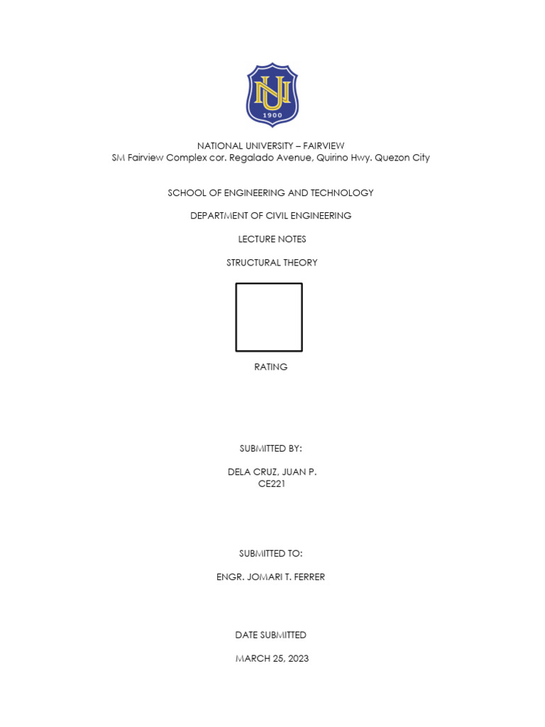 Seatwork and Lecture Notes Format | PDF | Home & Garden