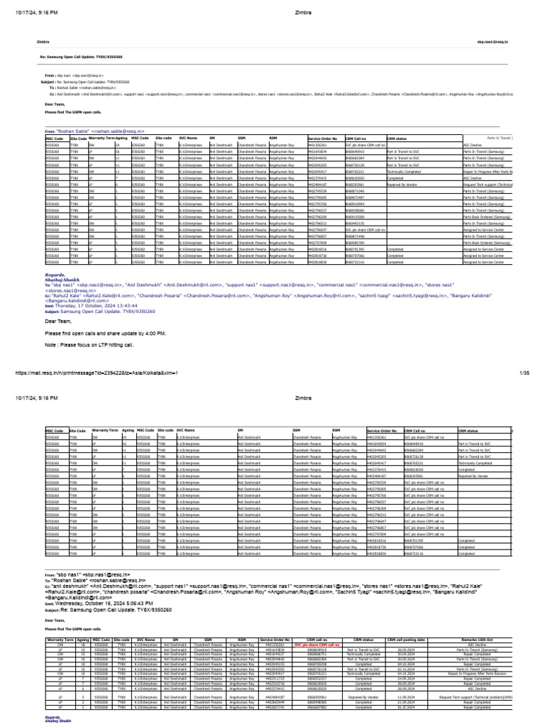 Open Calls Update | PDF