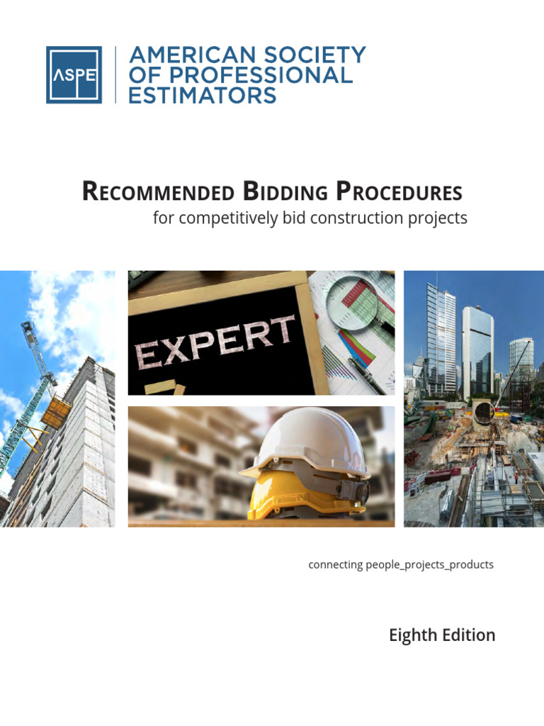 Recommended Bidding Procedures (For Competitively Bid Construction ...