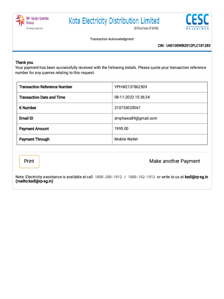 CESC - Rajasthan | PDF