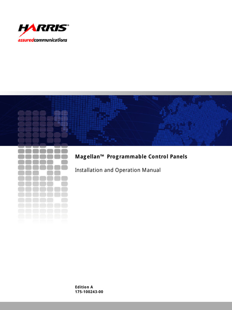 Magellan Control Panels Installation and Operation ... | PDF | Computing
