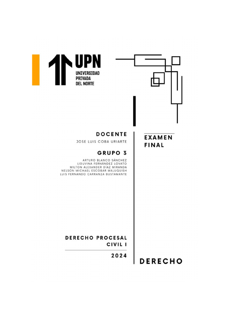 examen final dpc (1) | PDF | Demanda judicial | Ley procesal